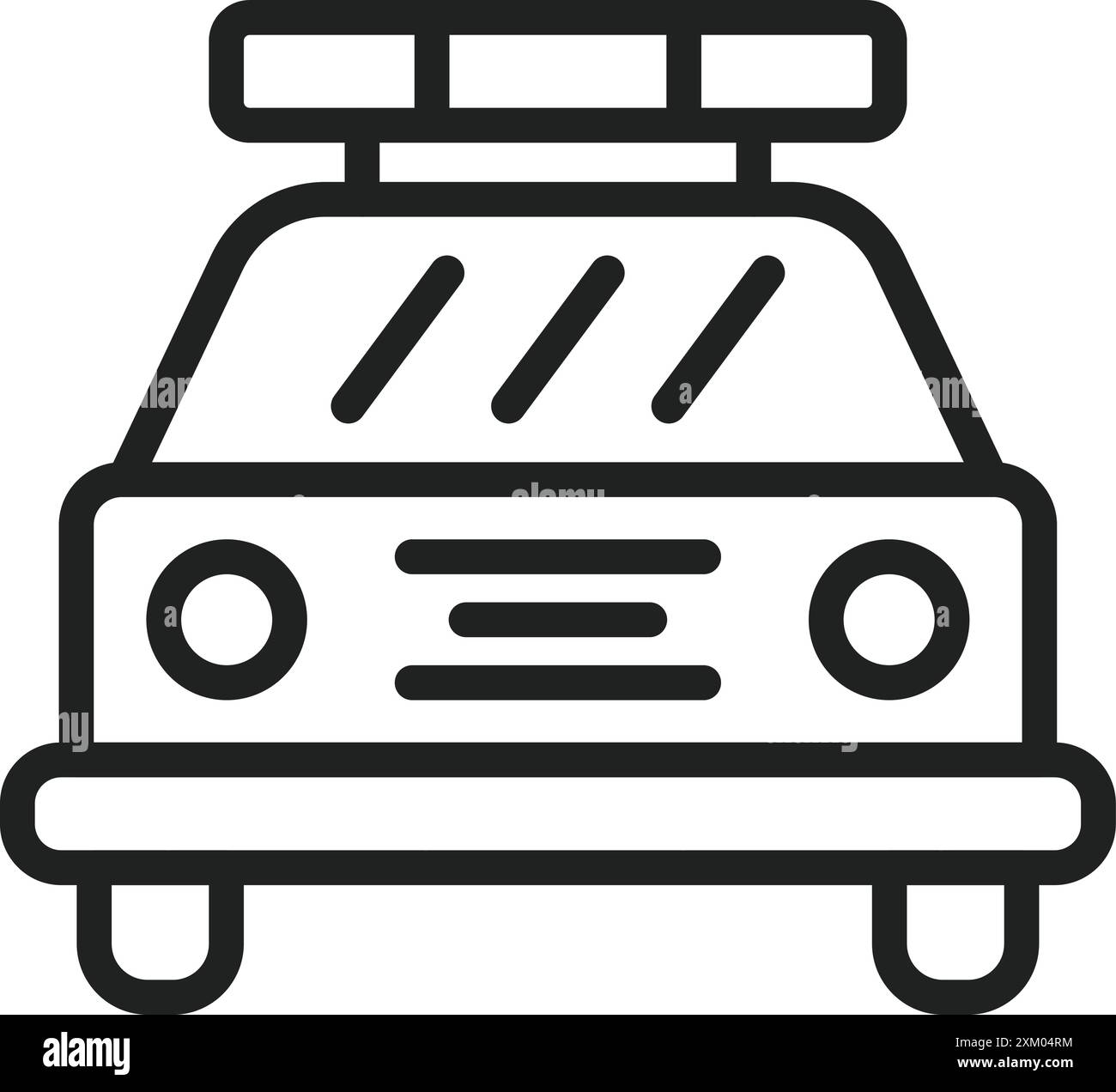 Police Car icon vector image Stock Vector Image & Art - Alamy