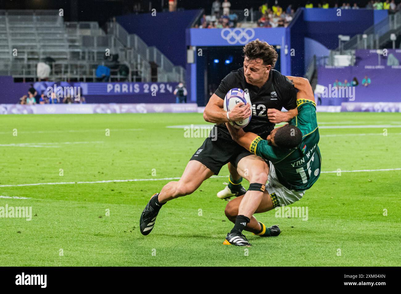 Leroy Carter (New Zealand) and Shilton van Wyk (South Africa), Rugby ...