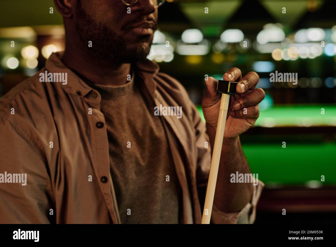 African american guy rubbing chalk hi-res stock photography and images ...