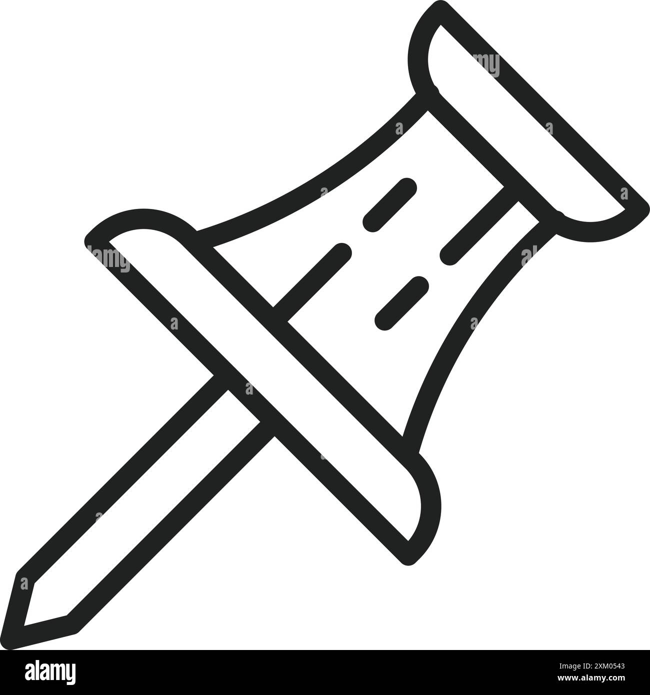 Push Pin icon vector image Stock Vector Image & Art - Alamy