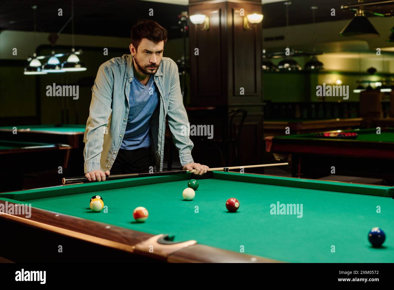 Billiards strategy hi-res stock photography and images - Alamy