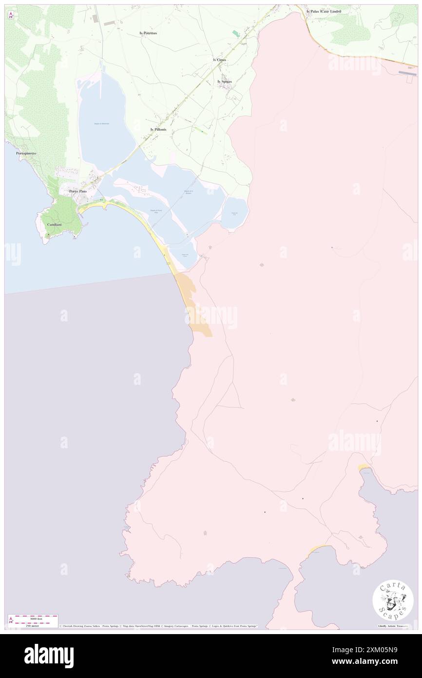 Guardia Nadali, , IT, Italy, Sardinia, N 38 56' 29'', N 8 37' 40'', map ...