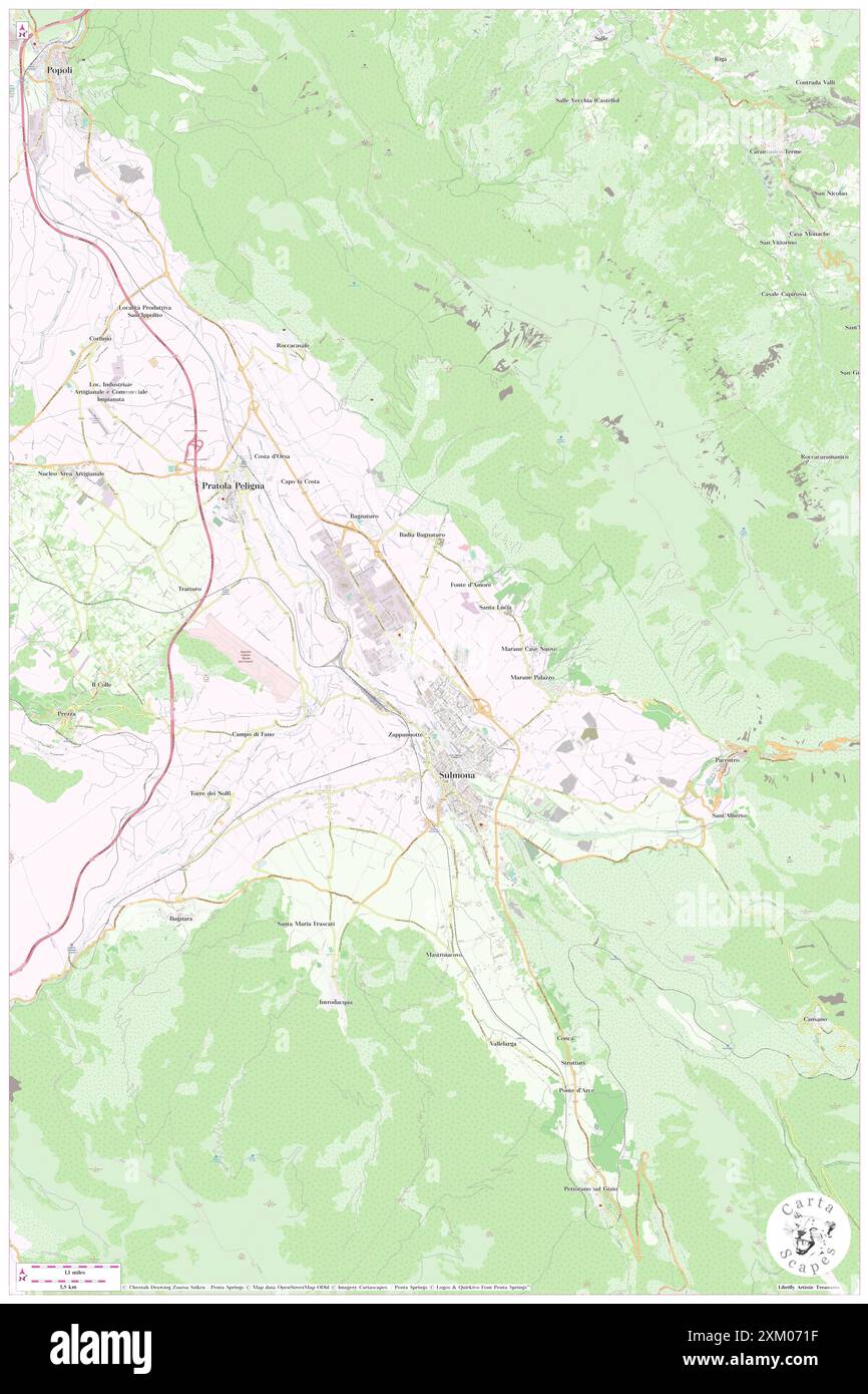Sulmona, Provincia dell' Aquila, IT, Italy, Abruzzo, N 42 2' 58'', N 13 ...