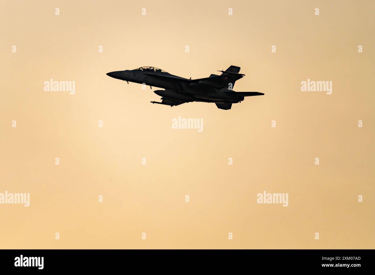 Fighter jet flyover during the Pitch Black Exercise 2024 at Mindil ...