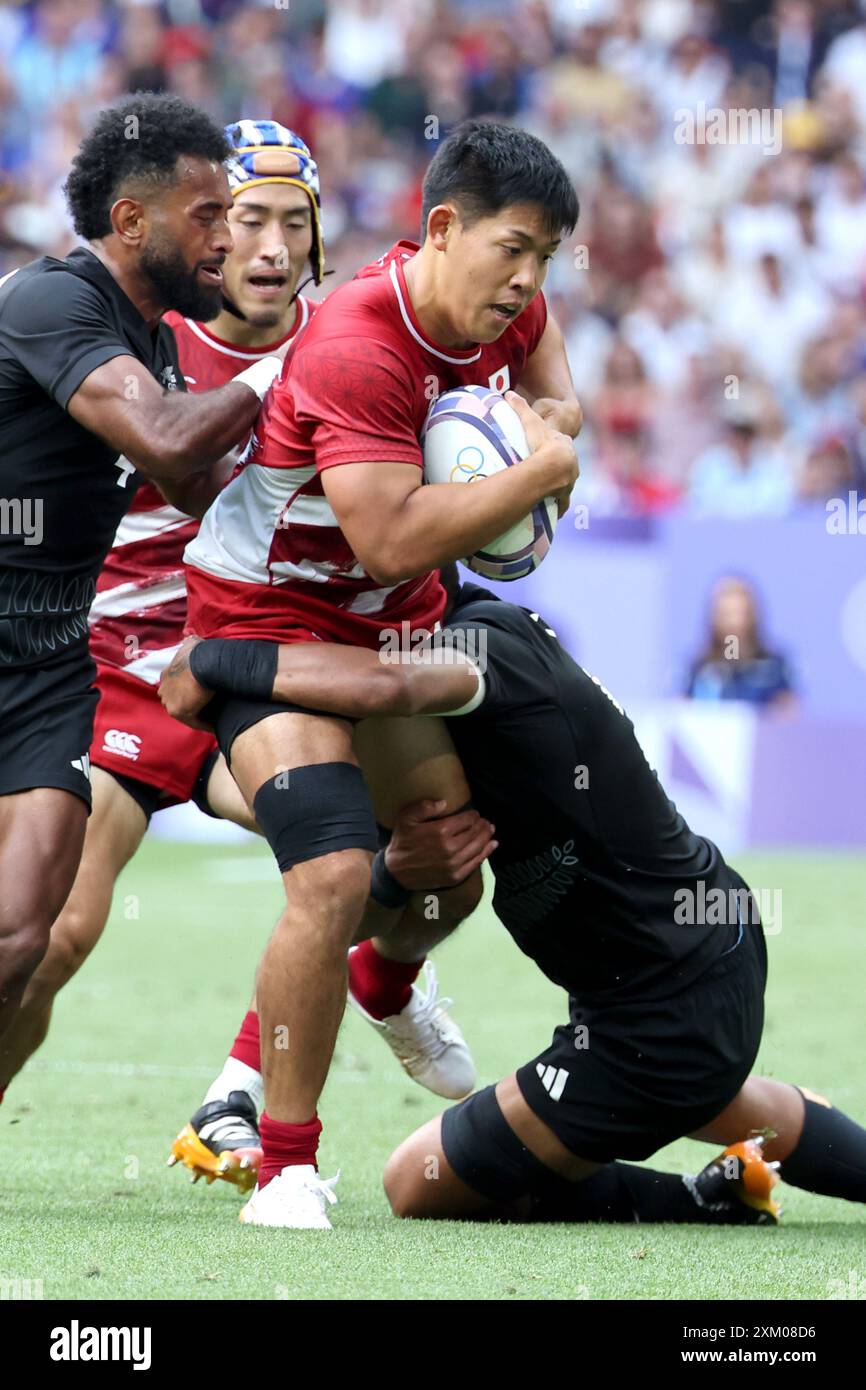 Saint-Denis, France. 24th July, 2024. Takamasa Maruo (JPN) Rugby : Men ...