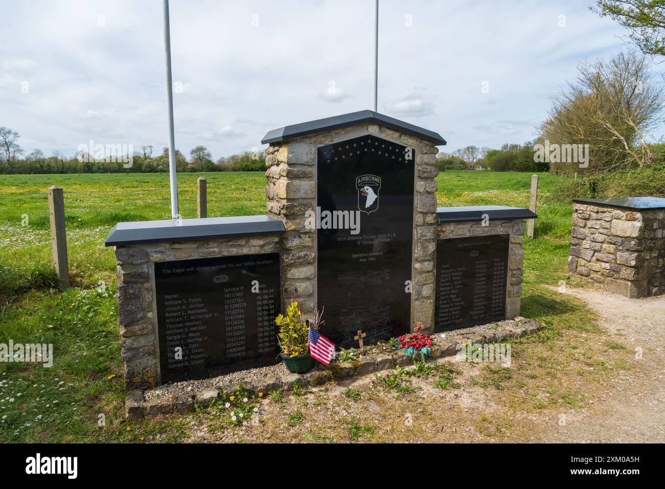 The Easy Company - 101st Airborne memorial Stock Photo - Alamy