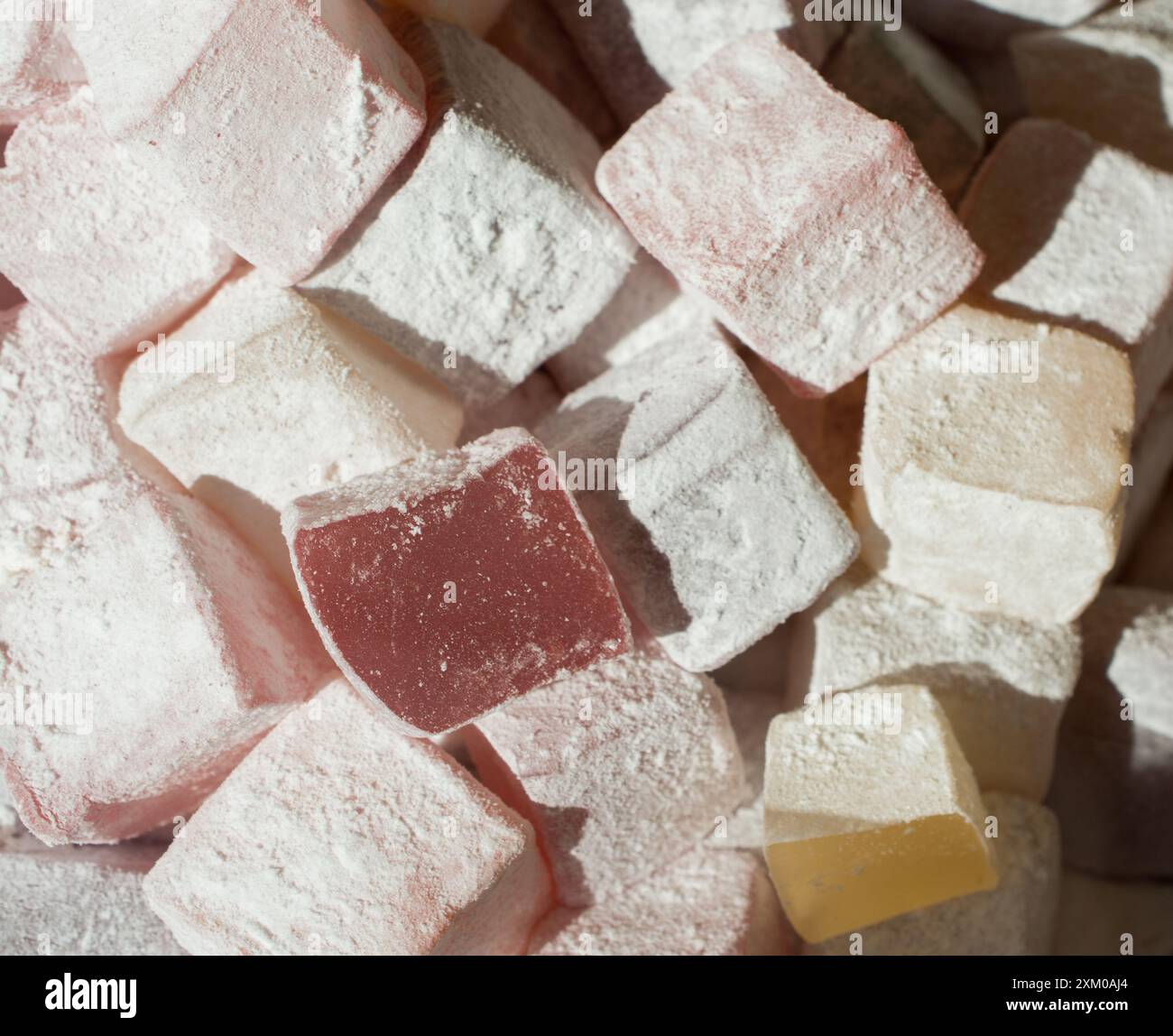 Load of traditional turkish delight lokum candy Stock Photo - Alamy