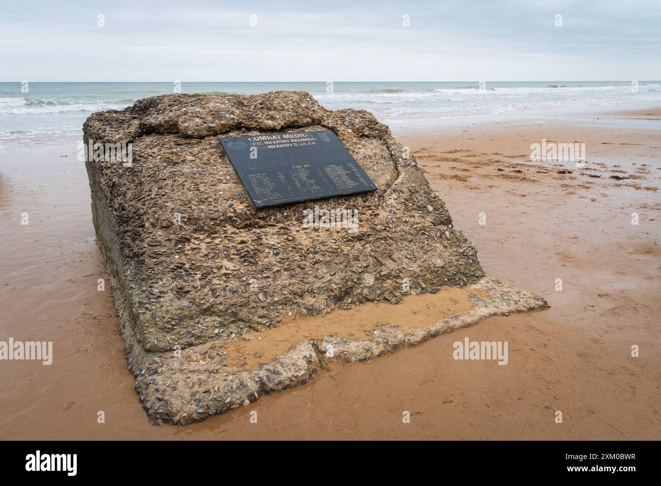 Omaha Beach Site of WWII D-Day Landing, France Stock Photo - Alamy
