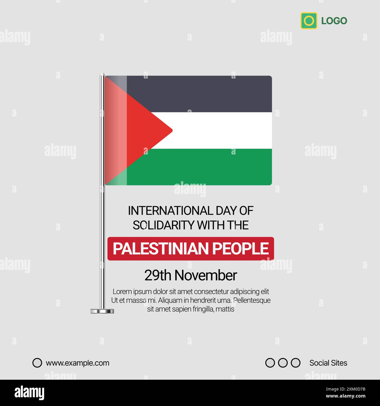 Palestine national flag Stock Vector Images - Alamy