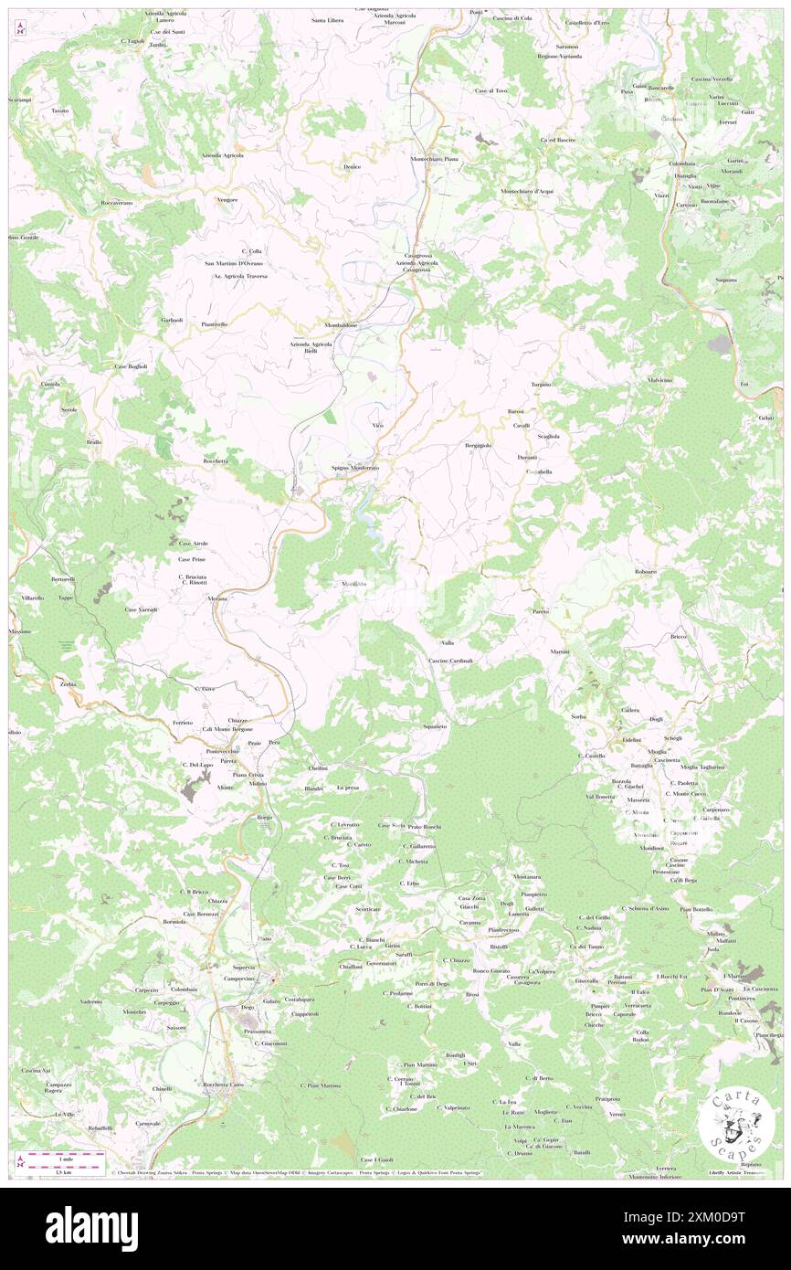 Spigno Monferrato, Provincia di Alessandria, IT, Italy, Piedmont, N 44 ...