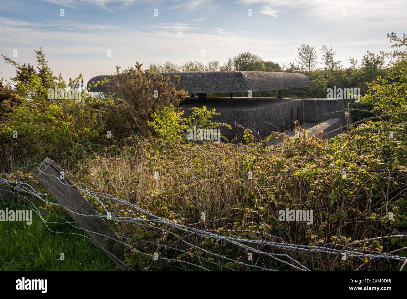 The Longues-sur-Mer battery, World War II Artillery in France Stock ...