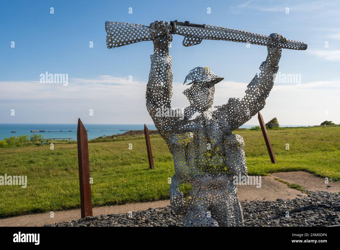 D-Day 75 Garden - Le Jardin du Souvenir Stock Photo - Alamy