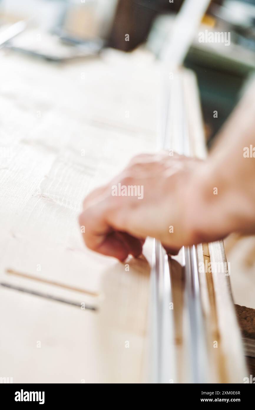 Body parts hands human hand wood workplace craftmanship hi-res stock ...