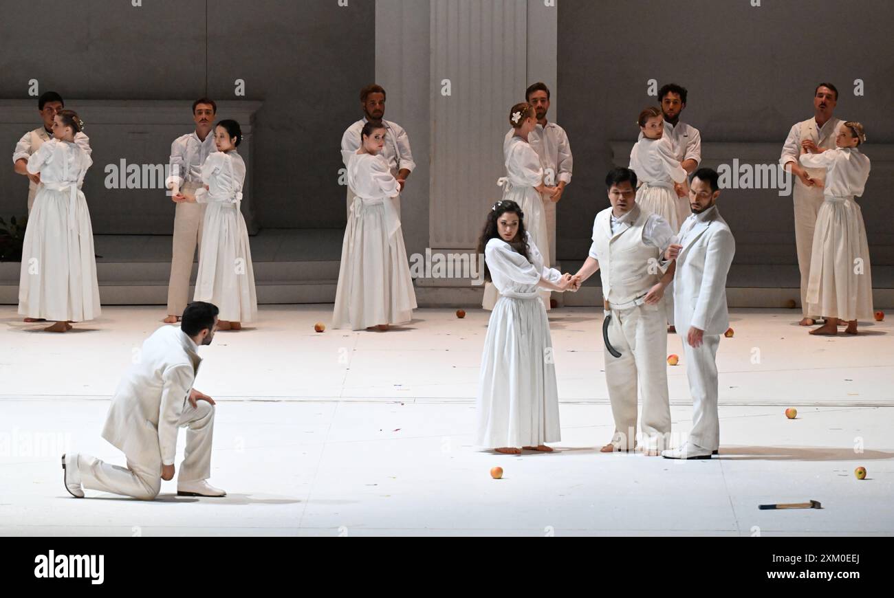 Salzburg, Austria. 24th July, 2024. ABD0152 20240724 - A rehearsal of ...