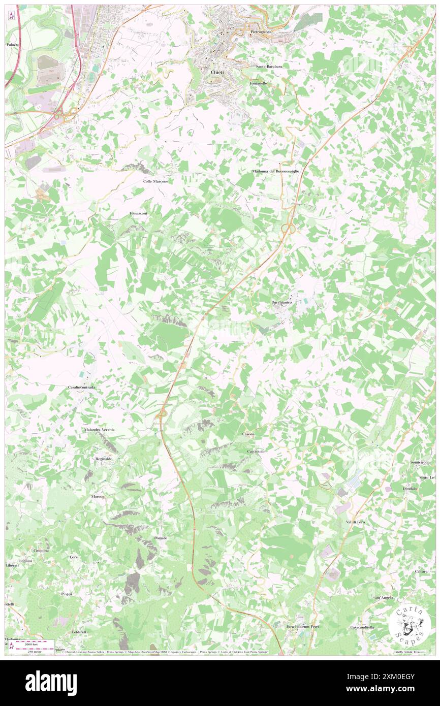 Torrente Valige, , IT, Italy, Abruzzo, N 42 17' 59'', N 14 10' 0'', map ...