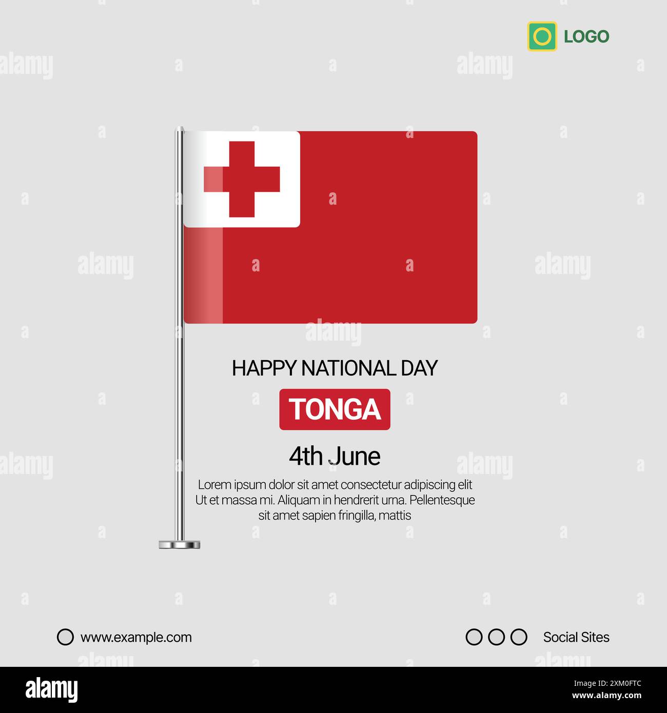 Editable tonga flag vector hi-res stock photography and images - Alamy