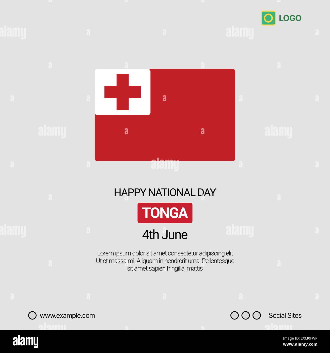 Editable tonga flag vector hi-res stock photography and images - Alamy