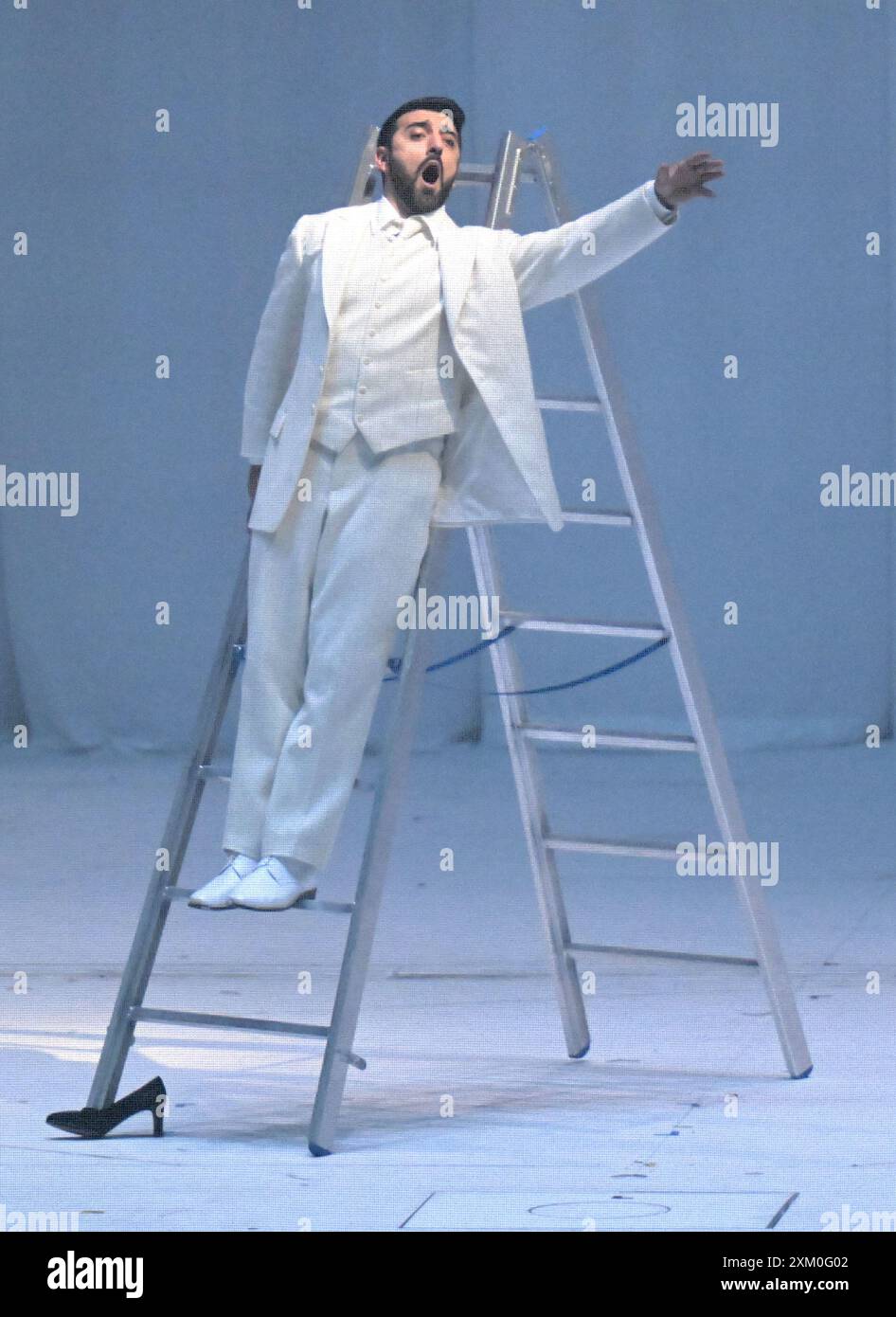 Salzburg, Austria. 24th July, 2024. ABD0081 20240724 - A rehearsal of "Don Giovanni" by Wolfgang ...