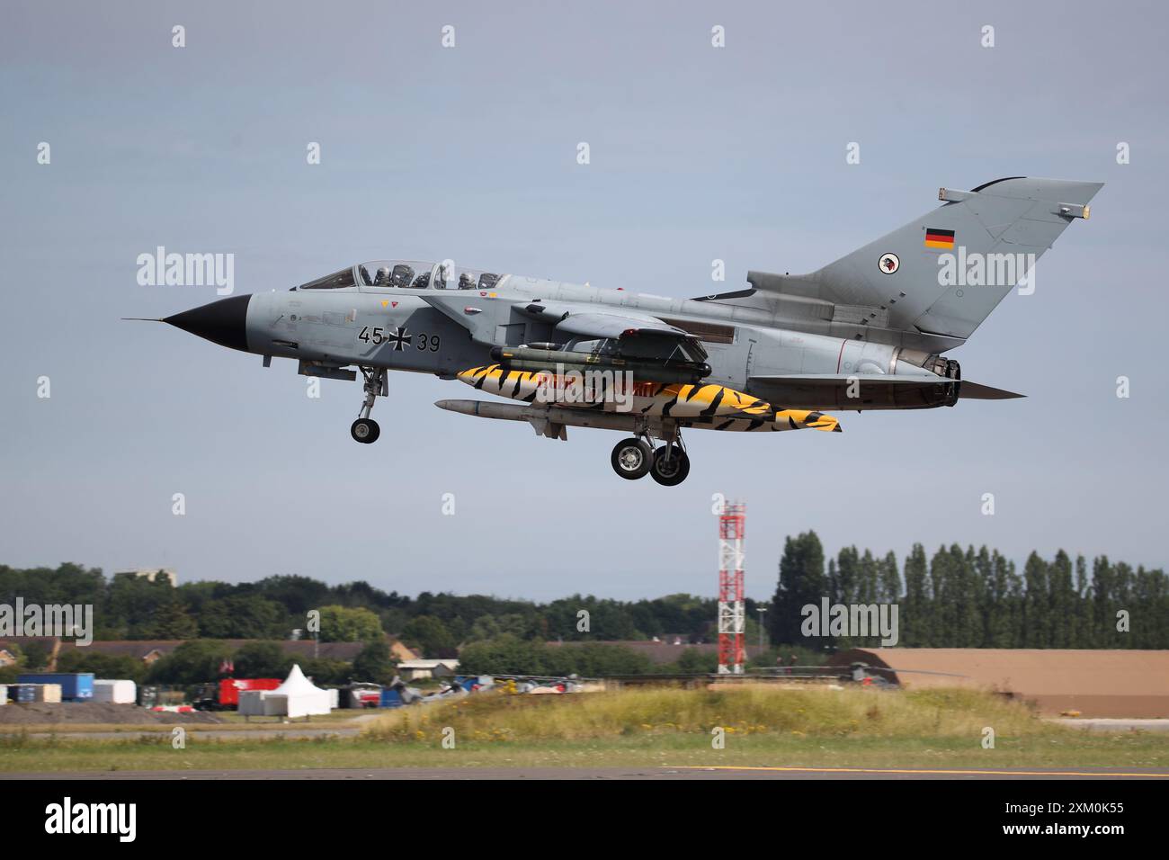 RAF Fairford, UK. 18 July 2024. German MRCA Tornado arrives at this ...
