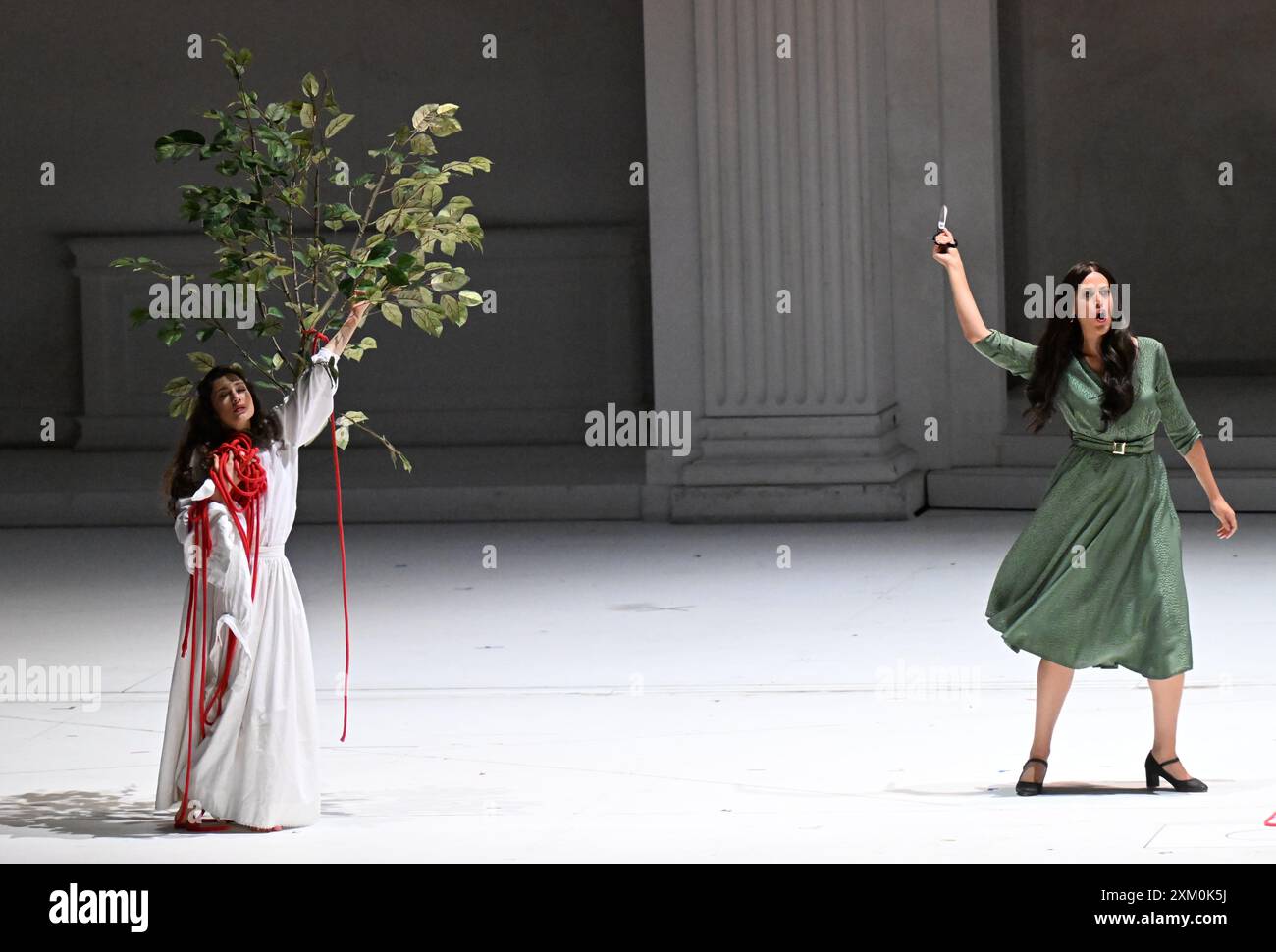 Salzburg, Austria. 24th July, 2024. ABD0138 20240724 - A rehearsal of "Don Giovanni" by Wolfgang ...