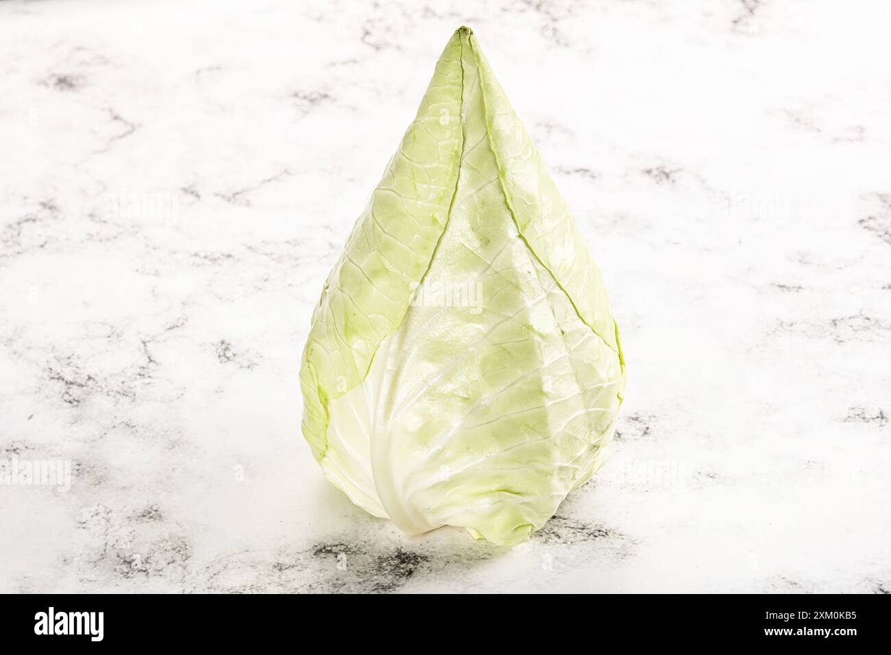 Cone sweetheart ripe green organic cabbage Stock Photo - Alamy