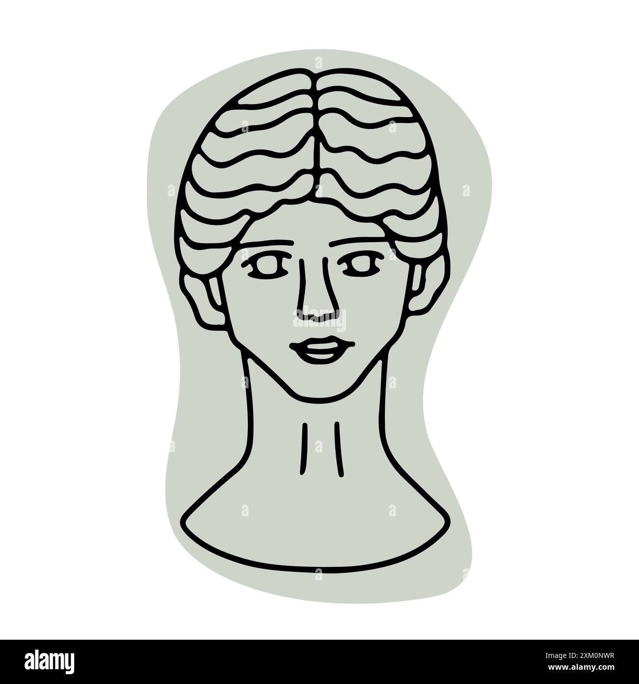 Female bust roman figure statue hi-res stock photography and images - Alamy
