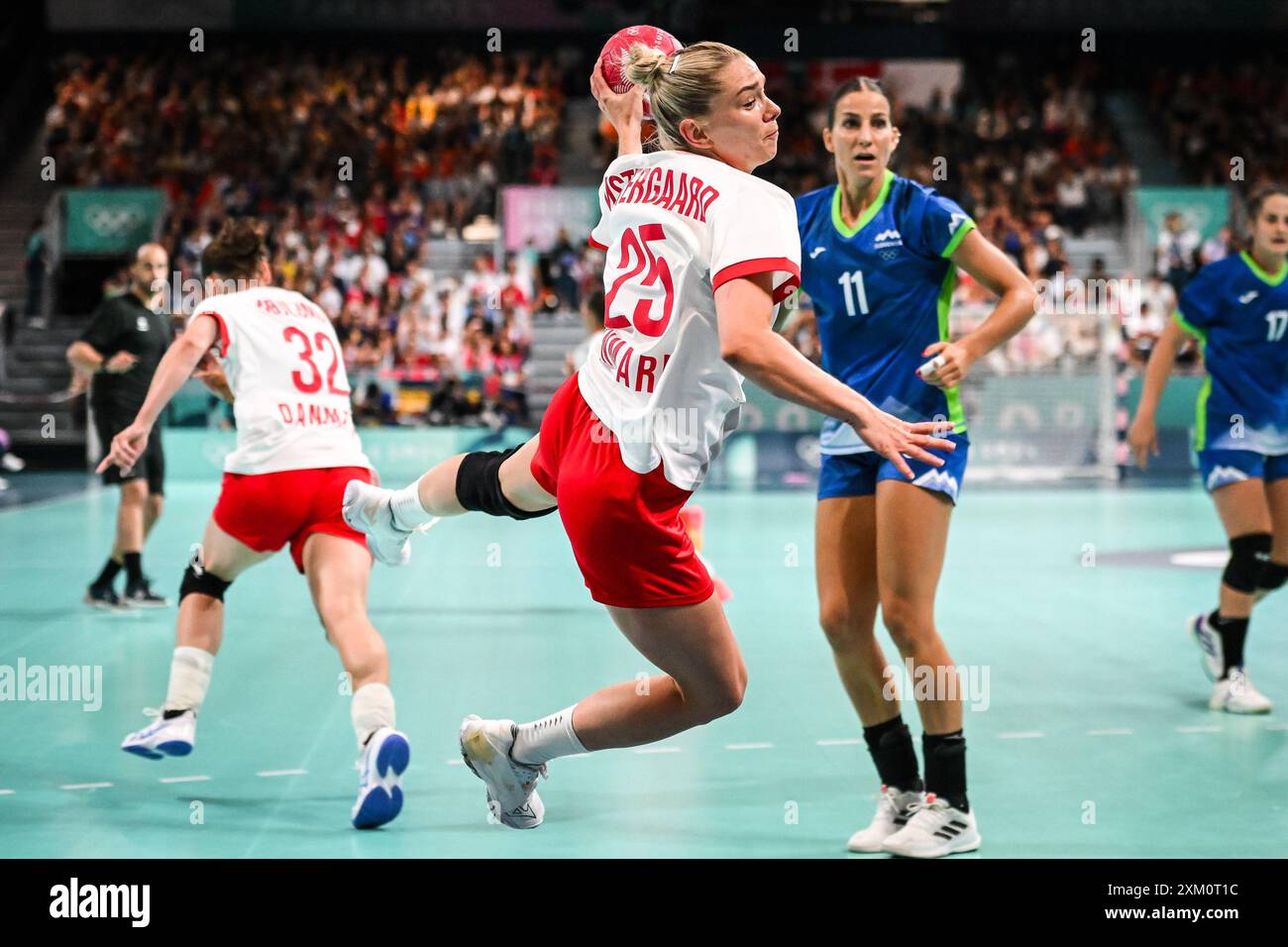 Paris, France. 25th July, 2024. OESTERGAARD Trine of Denmark during the ...