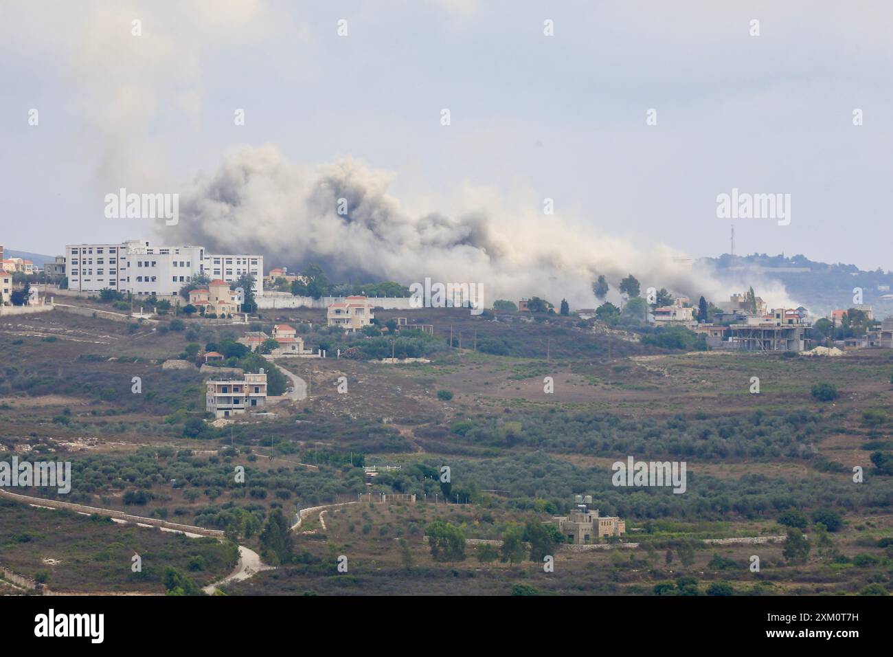 (240725) -- TAYR HARFA, July 25, 2024 (Xinhua) -- This photo shows the ...