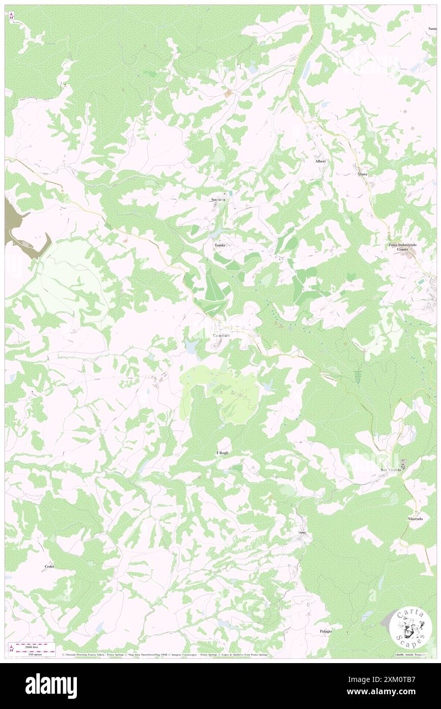 Castelfalfi map hi-res stock photography and images - Alamy