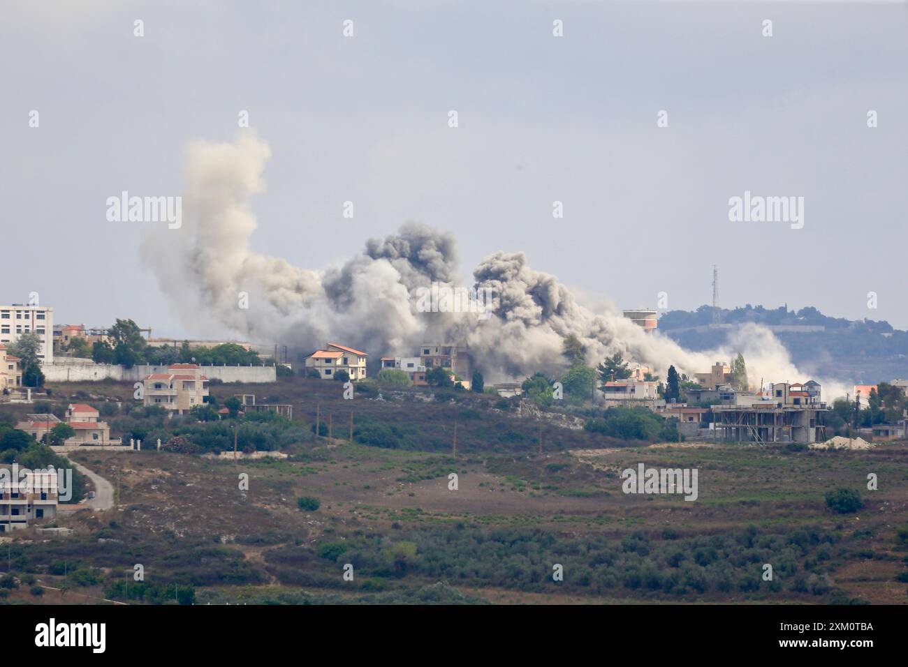 (240725) -- TAYR HARFA, July 25, 2024 (Xinhua) -- This photo shows the ...