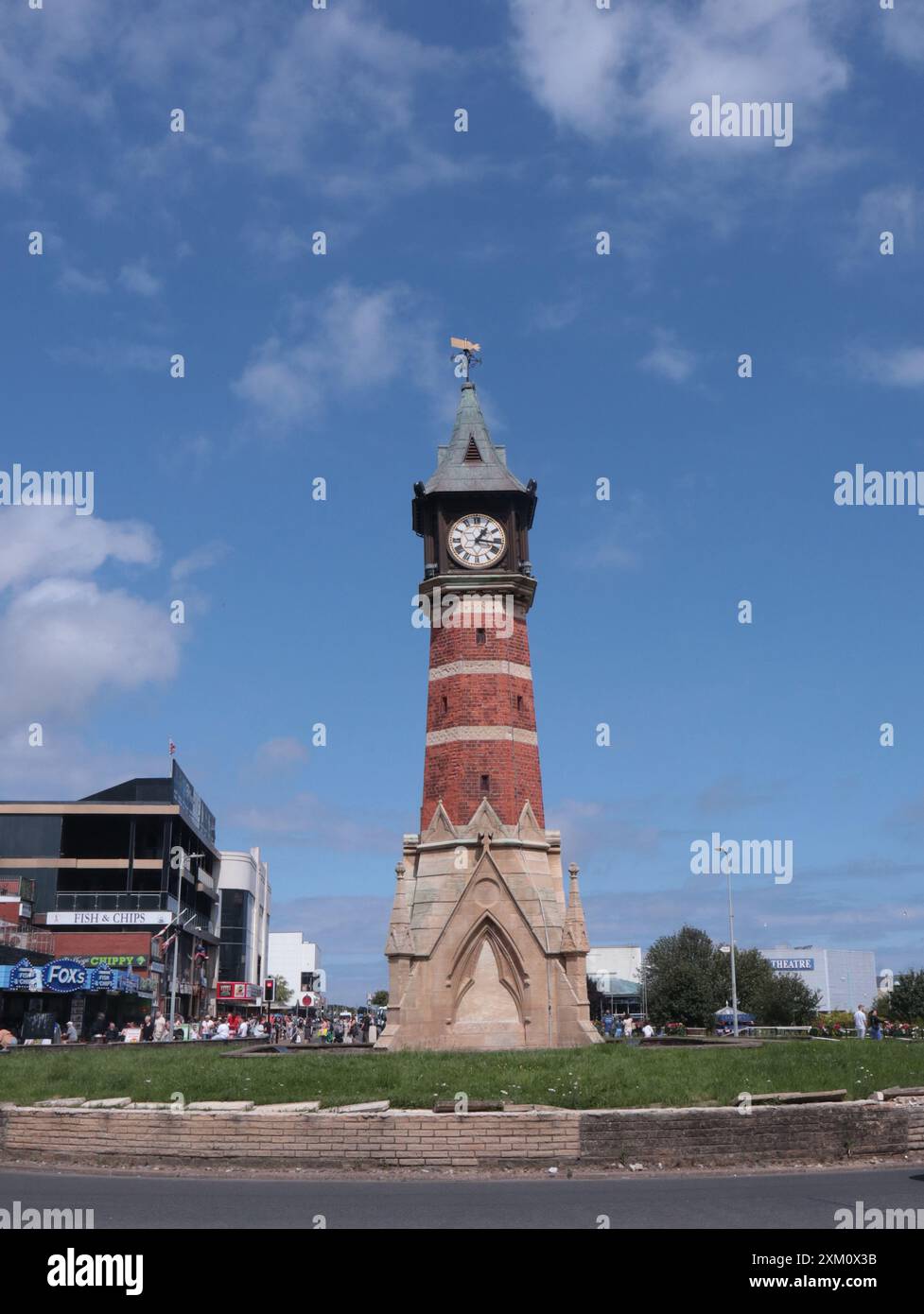 Skegness England UK 23rd July 2024 Skegness Jubilee Clock Tower The ...