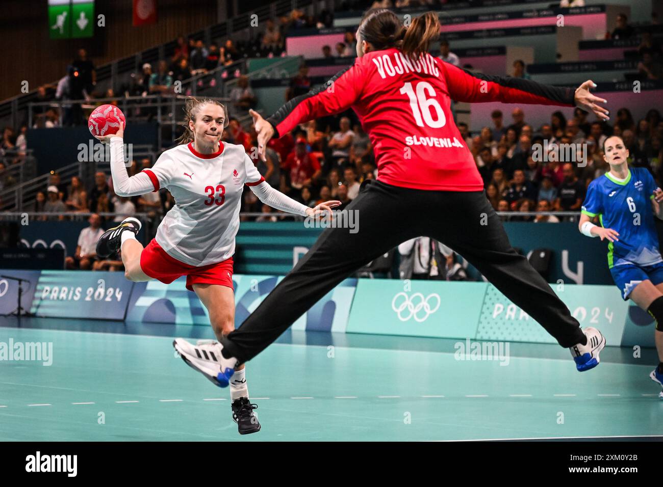 FRIIS Emma of Denmark during the handball match between Slovenia and ...
