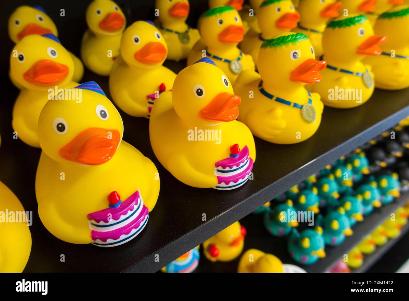 Rubber Duck display in a shop specialising in a full range of rubber ...