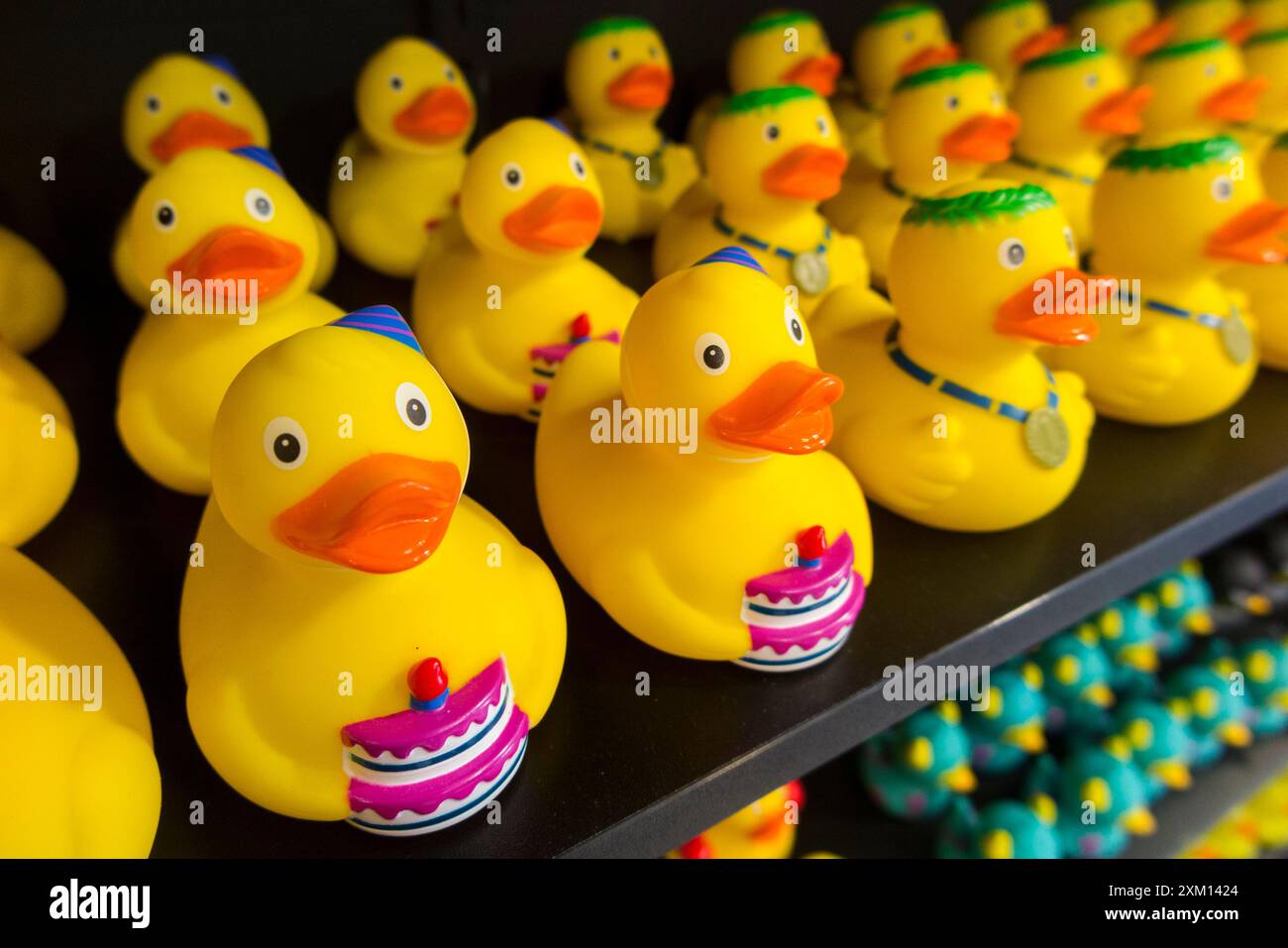 Rubber Duck display in a shop specialising in a full range of rubber ...