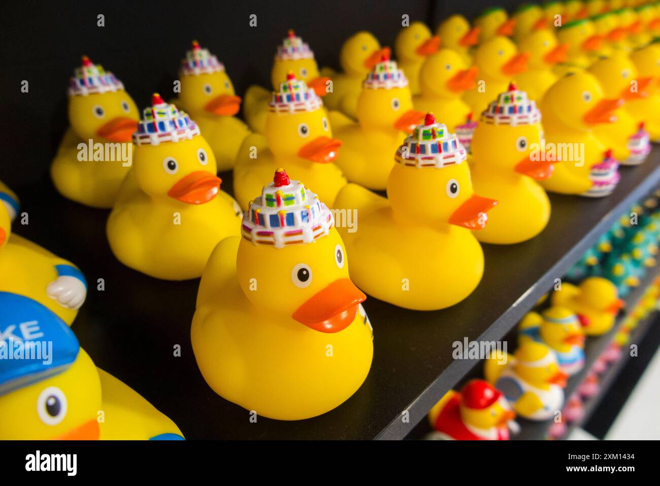 Rubber Duck display in a shop specialising in a full range of rubber ...
