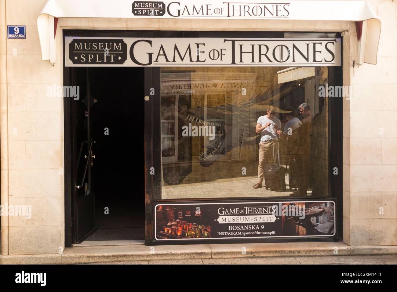 Exterior / outside Game of Thrones Museum. Theme museum for TV series ...