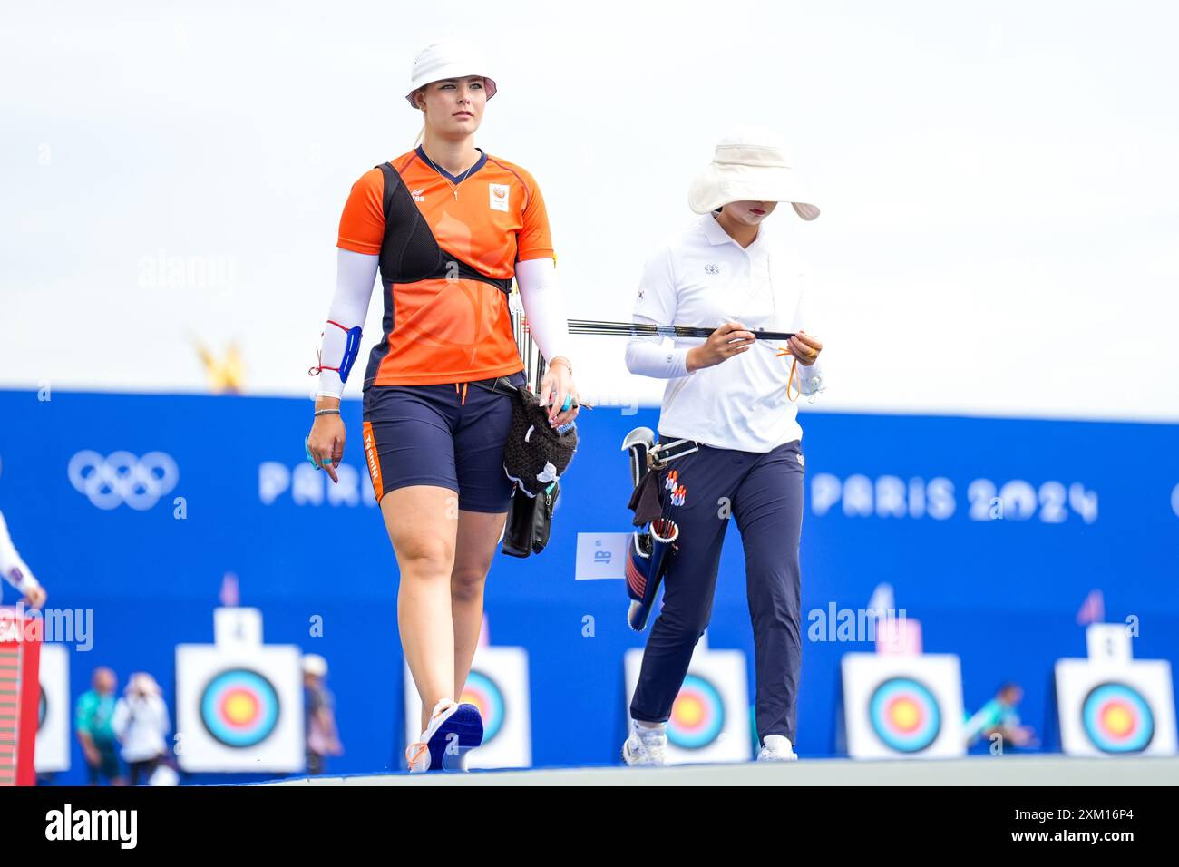 Paris, France. 25th July, 2024. PARIS, FRANCE - JULY 25: Laura van der ...