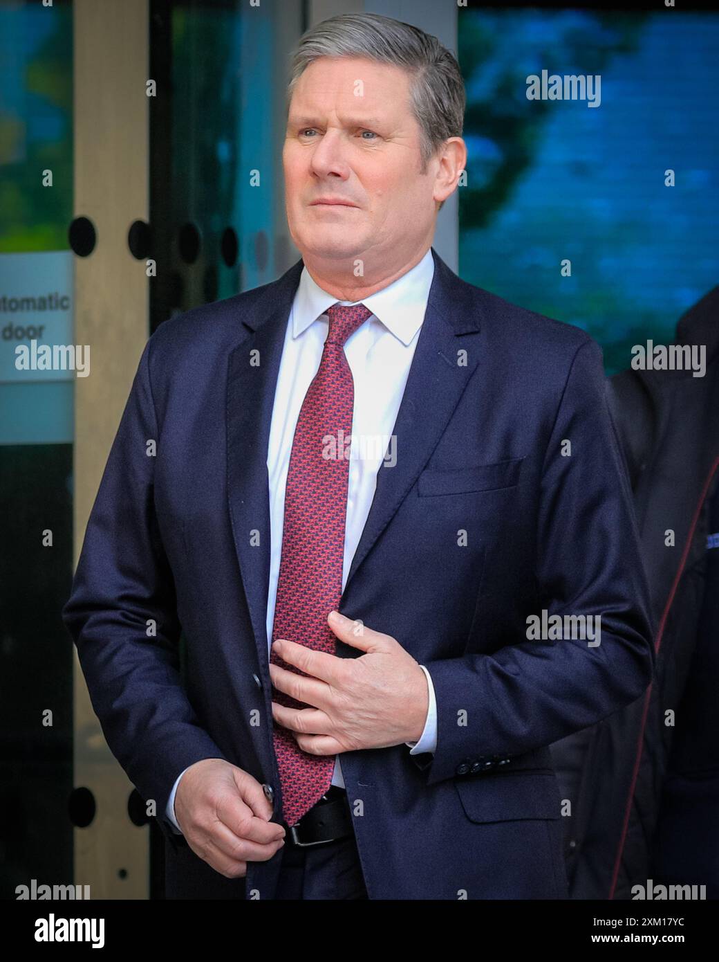 Sir Keir Starmer, QC, MP, British Politician, Prime Minister, exiting ...