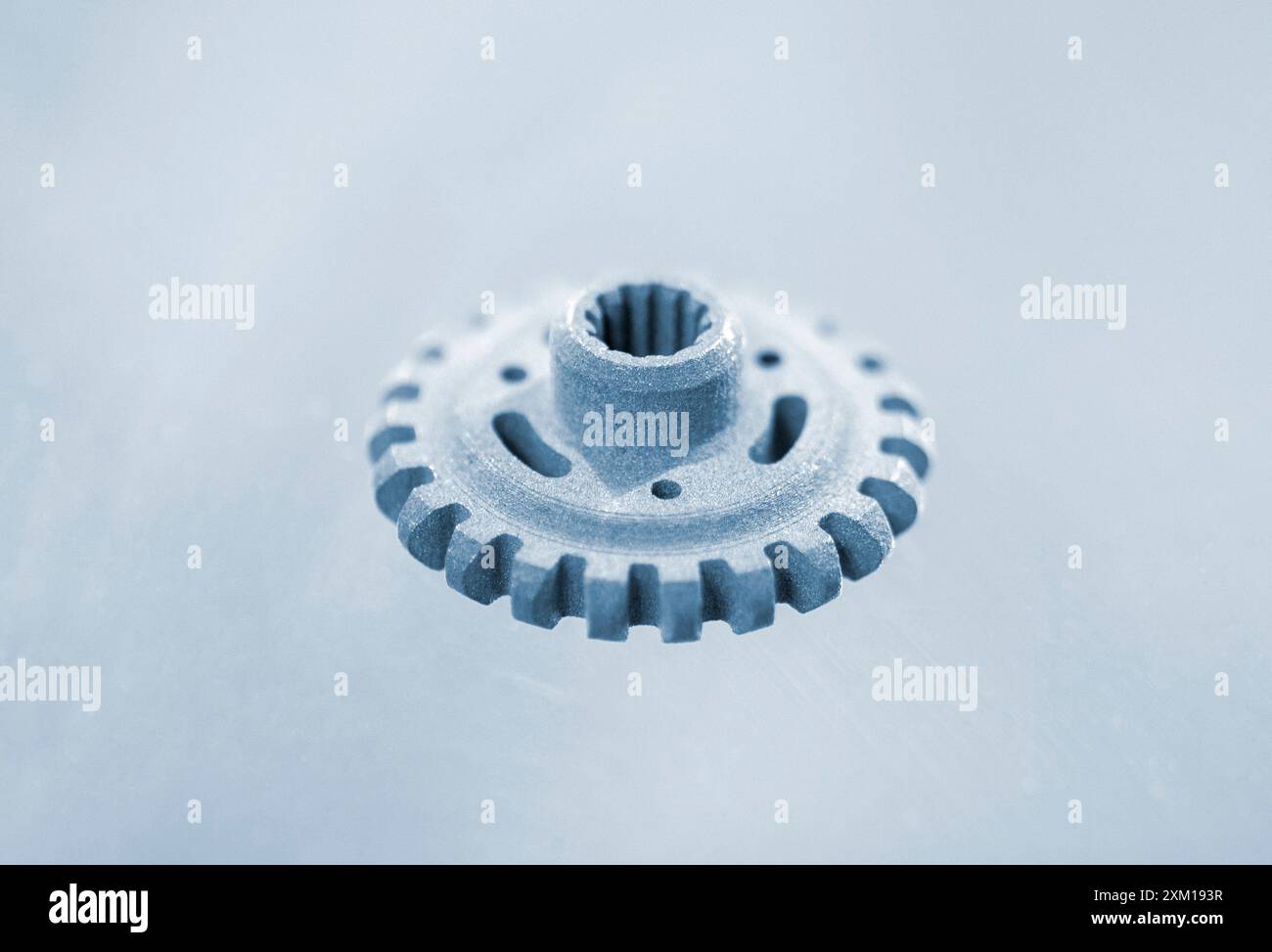 Object printed on 3D printer from metal powder using Metal Jet ...