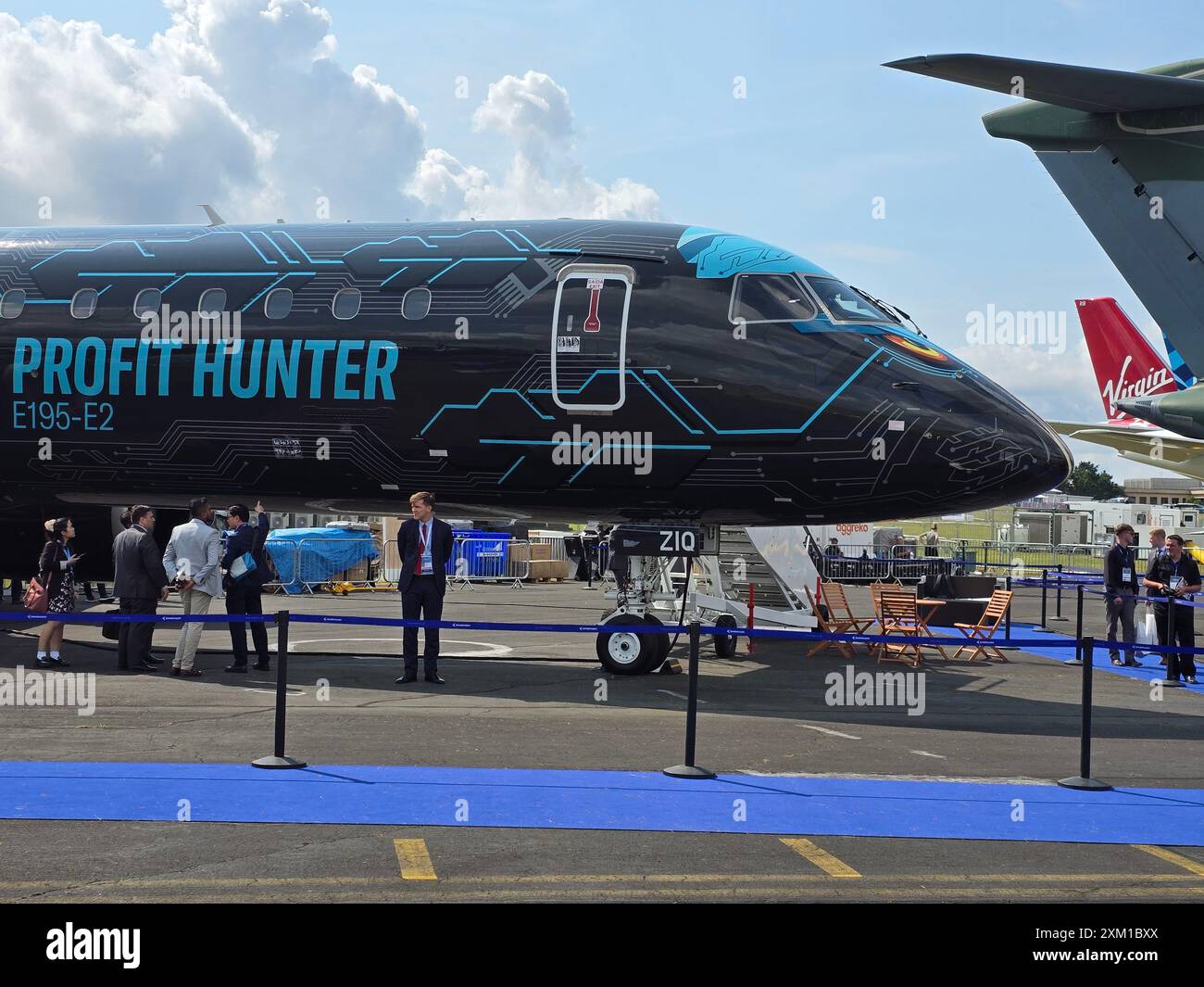 Farnborough, UK, 24 July 2024. Farnborough International Airshow 2024 ...