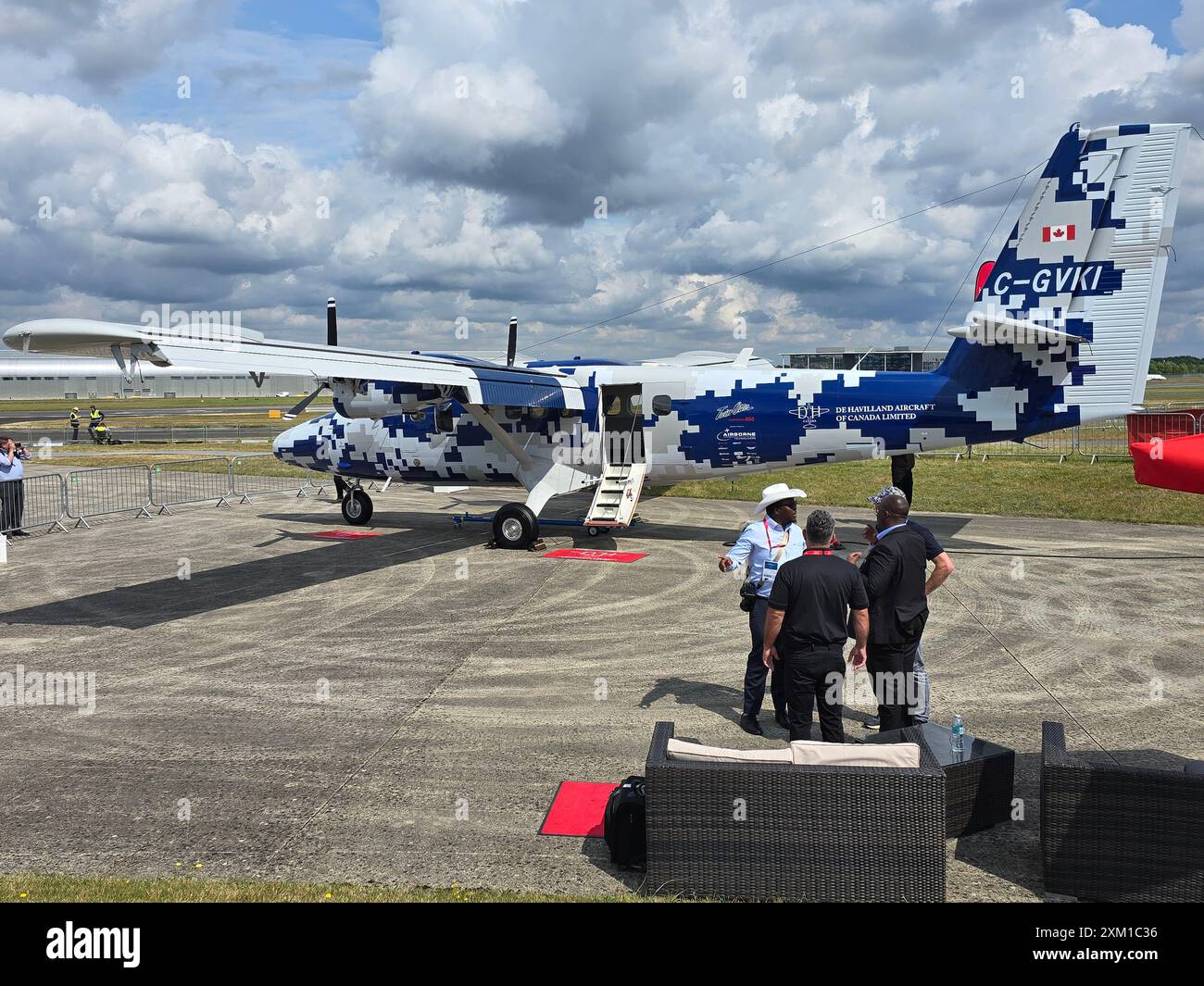 Farnborough, UK, 24 July 2024. Farnborough International Airshow 2024 ...