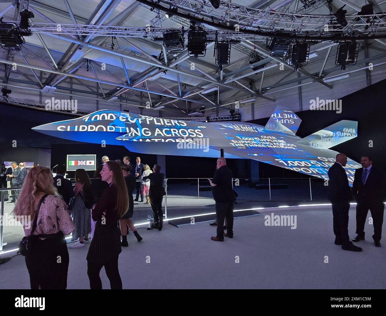 Farnborough, UK, 24 July 2024. Farnborough International Airshow 2024 ...