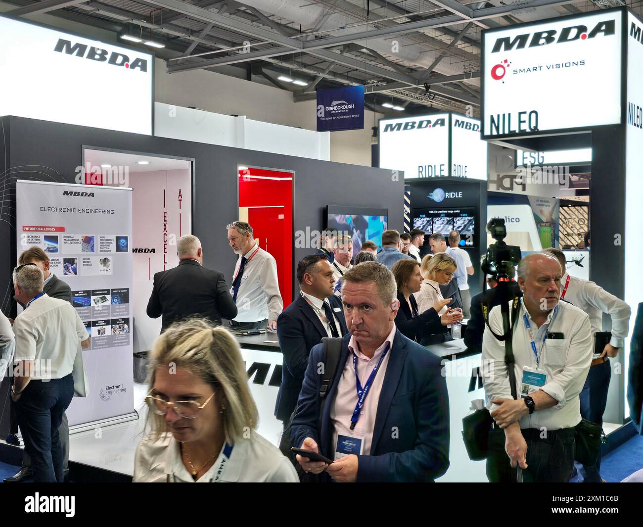 Farnborough, UK, 24 July 2024. Farnborough International Airshow 2024 ...