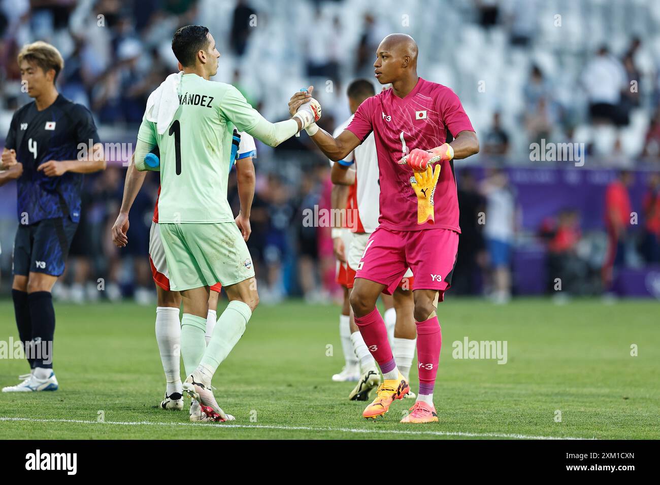 Bordeaux, France. 24th July, 2024. (L-R) Gatito Fernandez (PAR ...