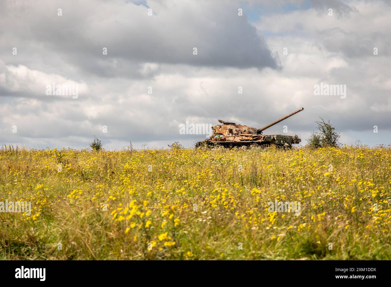 Burnt out tank hi-res stock photography and images - Alamy