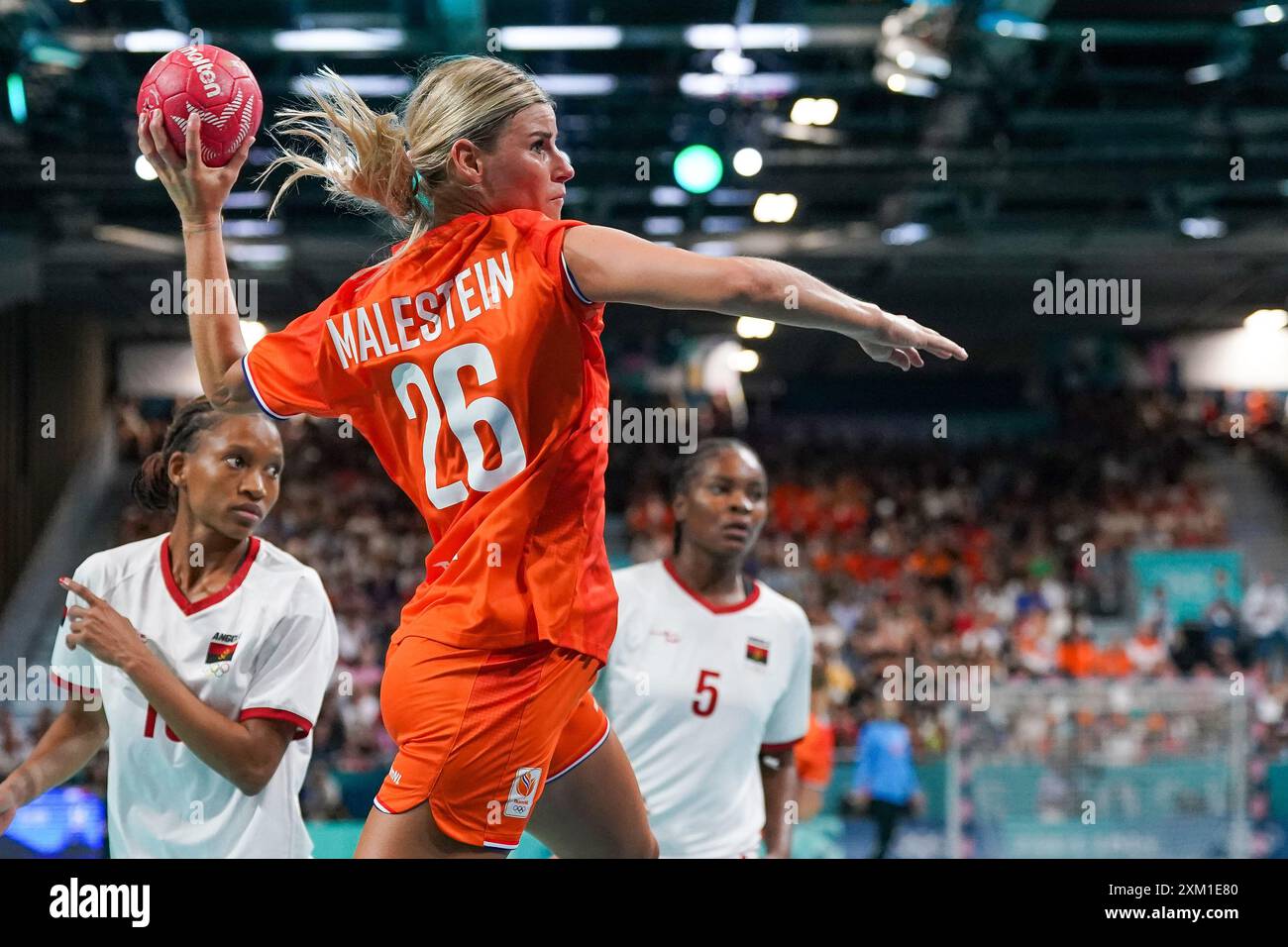 Paris, France. 25th July, 2024. PARIS, FRANCE - JULY 25: Angela ...