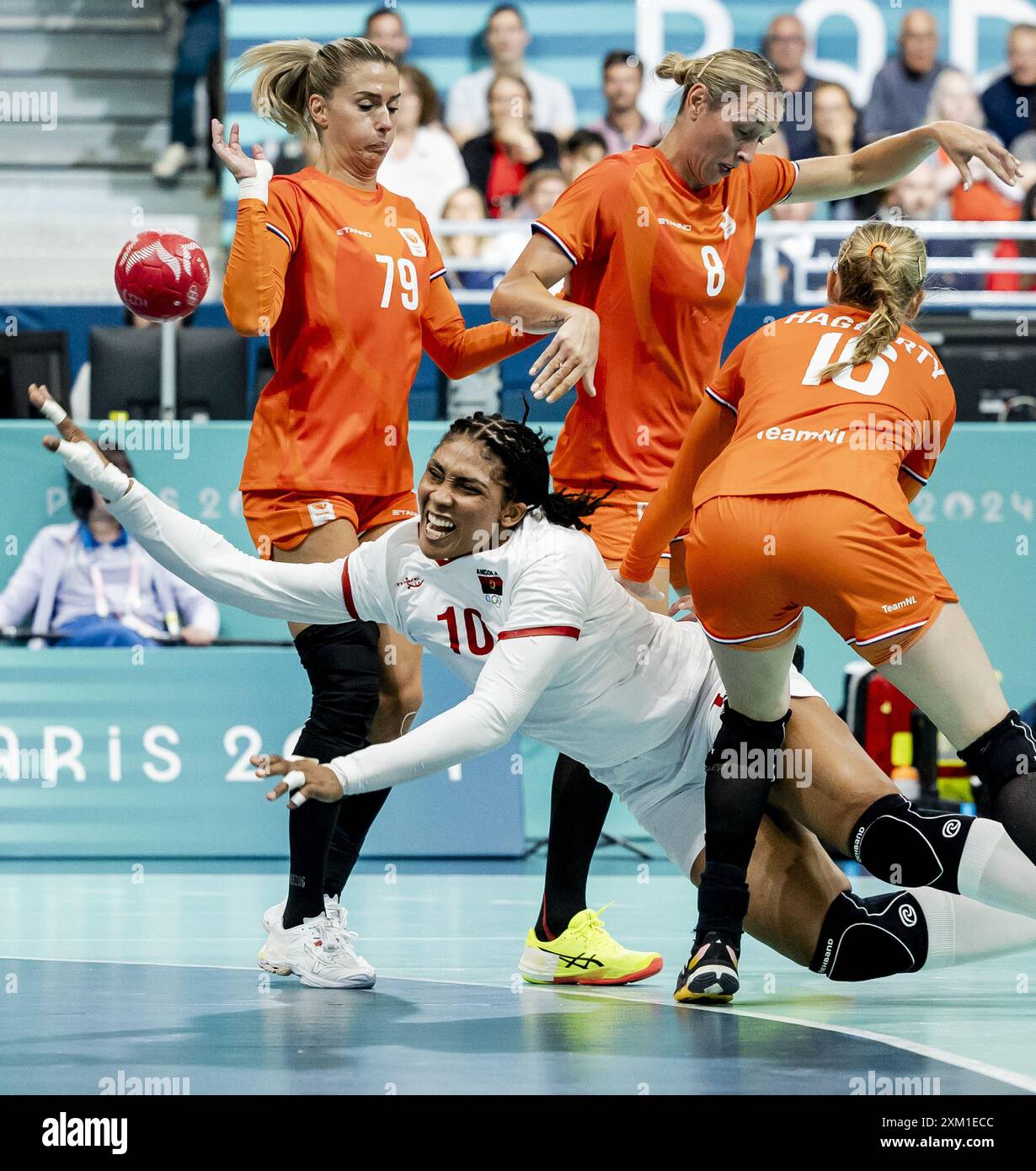 PARIS, France, 25/07/2024, - Handball player Albertina Kassoma from ...