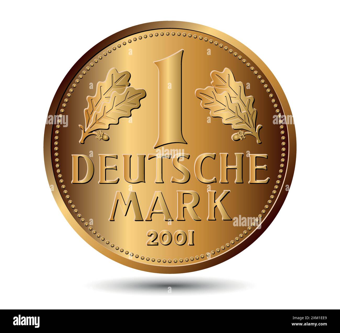 One german mark Stock Vector Images - Alamy