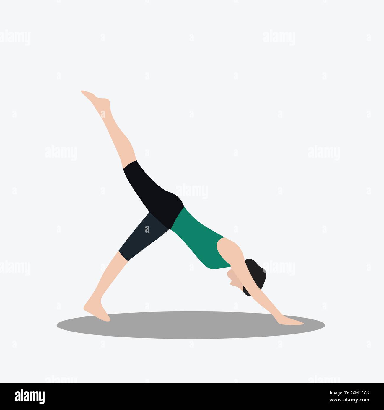 Ardha Adho Mukha Svanasana Adho Mukha Svanasana : Downward Facing Dog
