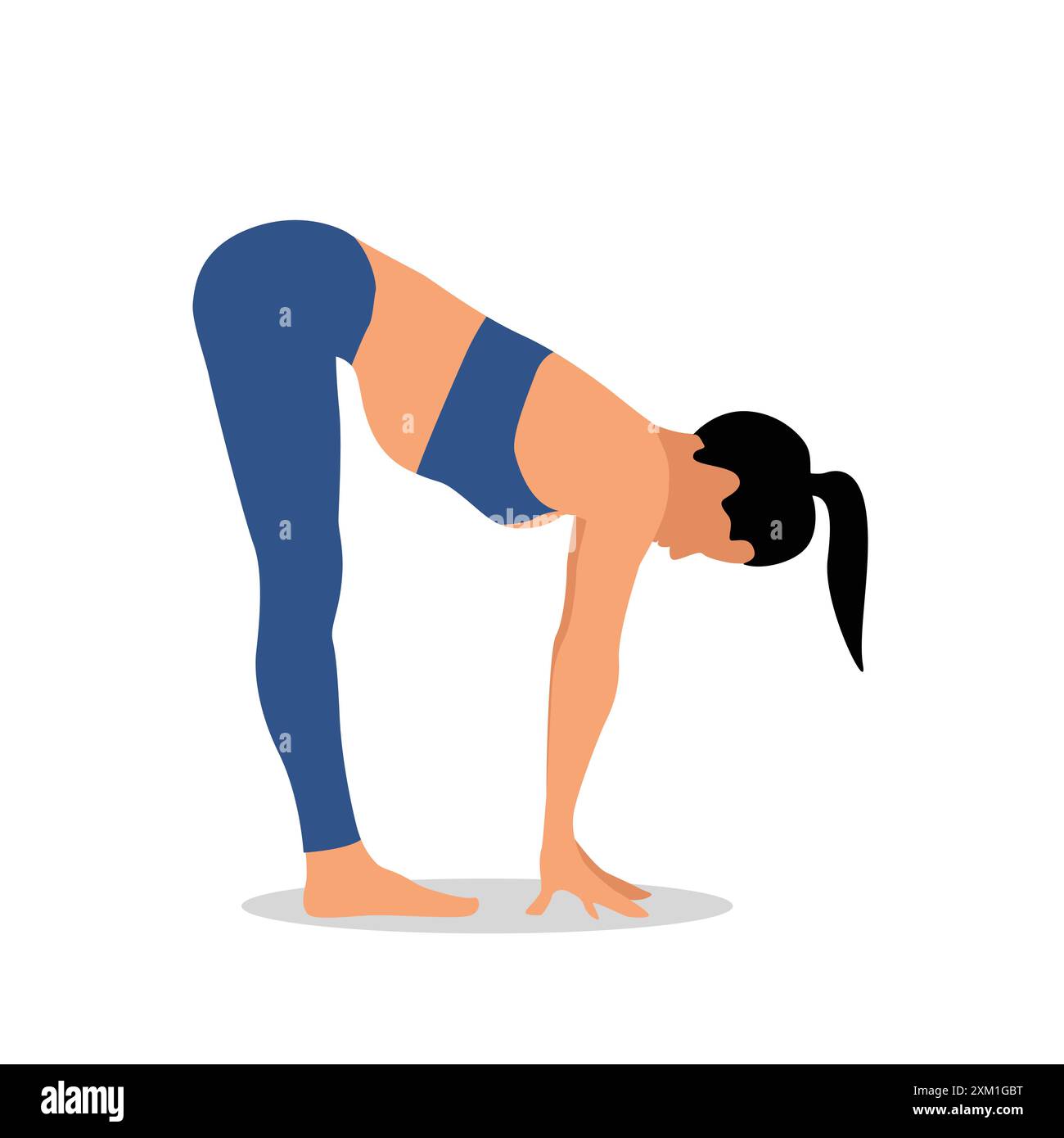 Standing toe touch exercise hi-res stock photography and images - Alamy